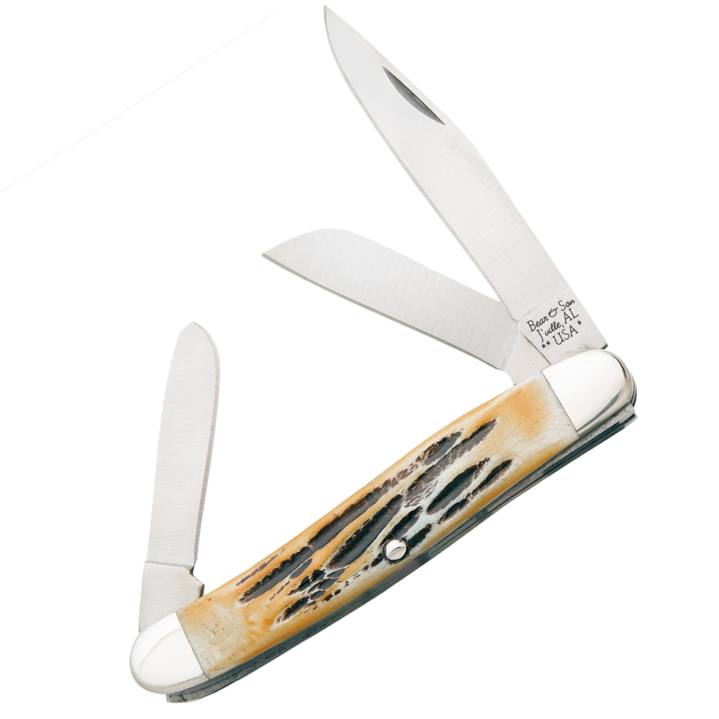 3-7/8 in. Large Stockman - 47 Pattern - Bear & Son Cutlery ...