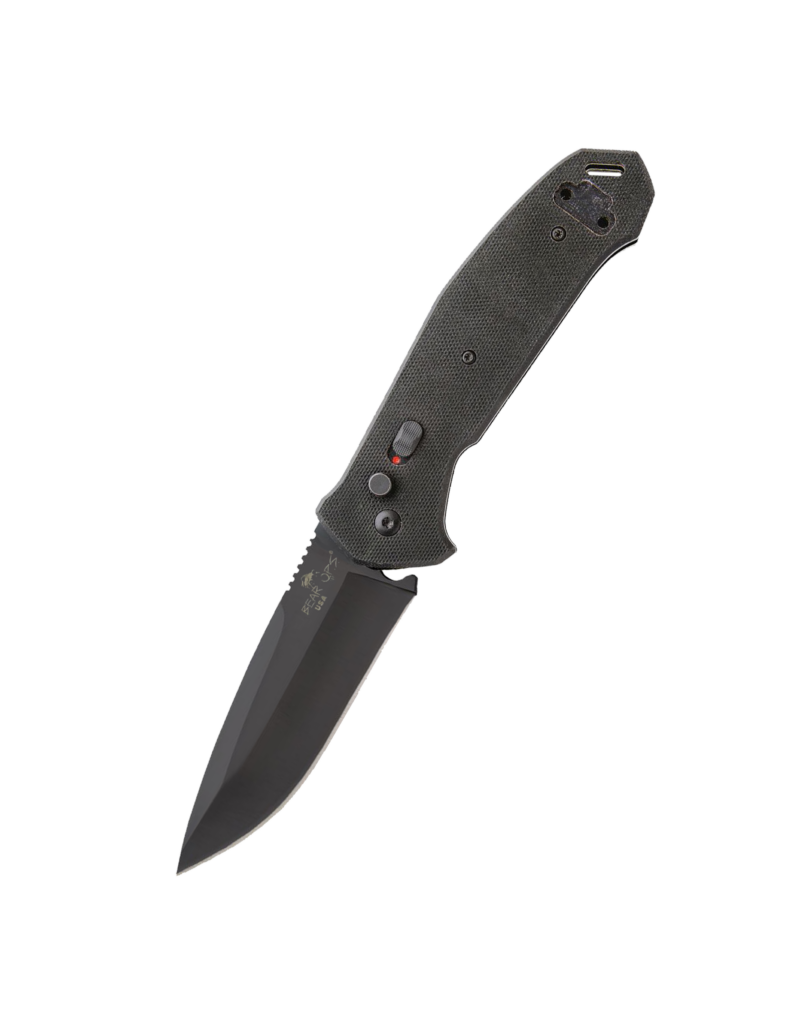 Bold Action V | 5" Auto Bold Action® V Black G10 Handle w/Black Drop ...