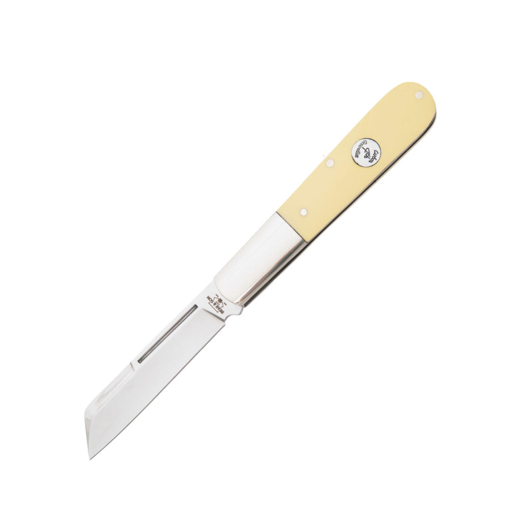 4" Yellow Delrin® Barlow - Bear & Son Cutlery - Jacksonville, AL